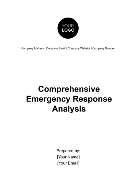 Free Comprehensive Emergency Response Analysis Template To Edit Online