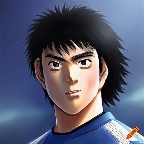 Realistic Picture Of Kojiro Hyuga From Captain Tsubasa Manga On Craiyon