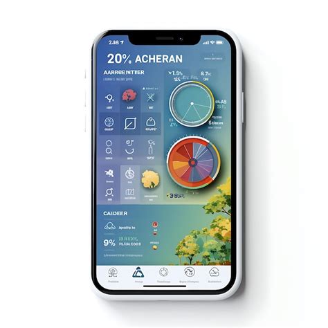 Premium Ai Image Mobile App Layout Design Of Allergy And Asthma Tracker Practical And