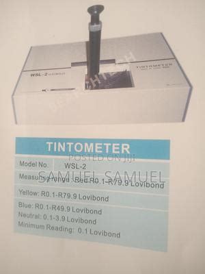 Tintometer Model Wsl 2 Samuel Samuel Price ₦ 1180000 On Jijing Ojo
