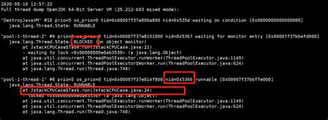 Java程序：jstackjstack 堆栈 分析 Csdn博客