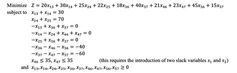 solved network simplex method in the network above suppose