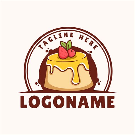 Pudding Logo Bakery Logo Template Suitable For Restaurant And Shop 42642817 Vector Art At Vecteezy