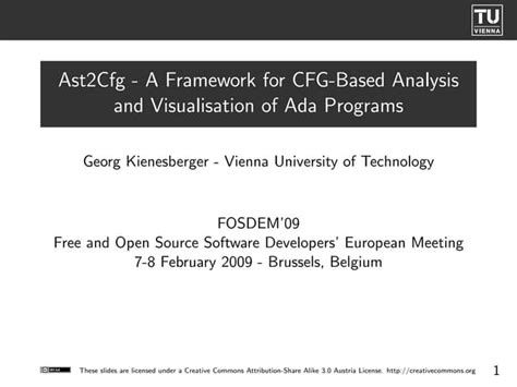 ast2cfg a framework for cfg based analysis and visualisation of ada