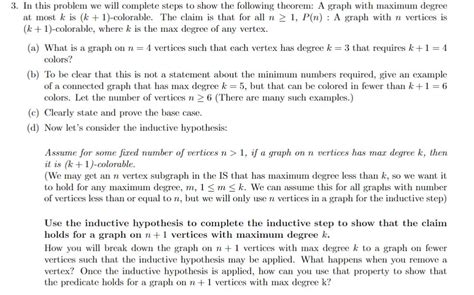 Solved In This Problem We Will Complete Steps To Show The Chegg