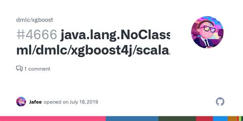 java lang noclassdeffounderror ml dmlc xgboost4j scala objectivetrait