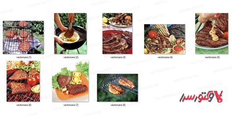 دانلود رایگان عکس استیک گوشت پکیج 10 عددی تصویر استیک