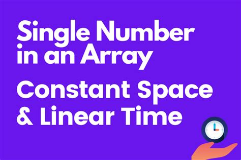 Single Number In Array Leetcode C Matrixread