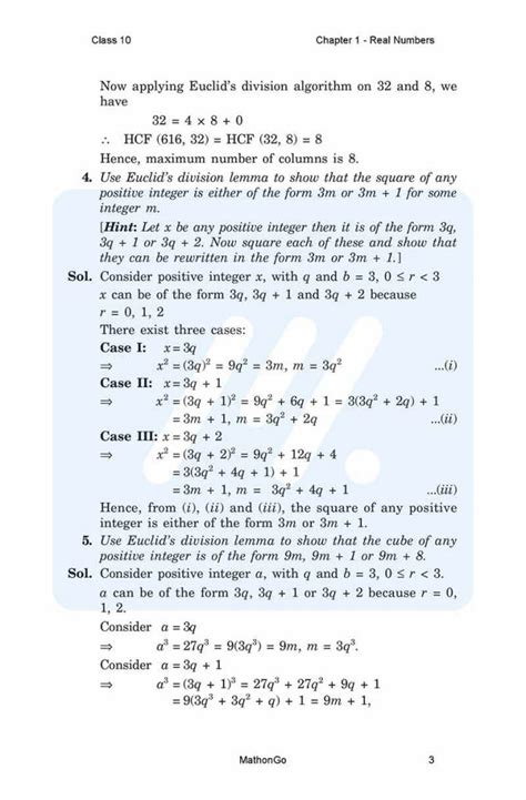NCERT Solutions For Class 10 Maths Chapter 1 Real Numbers MathonGo
