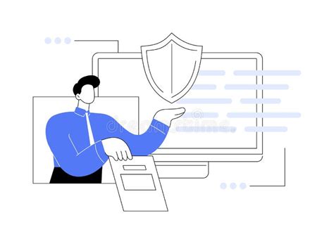 general data protection regulation abstract concept vector illustration