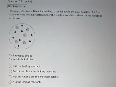 The Molecules A And B React According To The StudyX