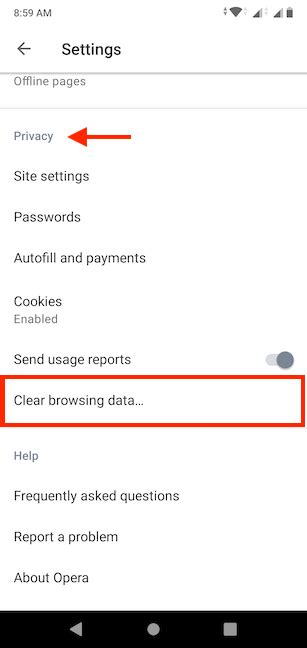 How To Clear Cookies On Android Chrome Firefox Opera Samsung Internet