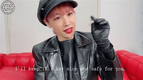 Chastity Belt Key Holding With Leather Mistress Hinako Pov Joi English Subtitles Included