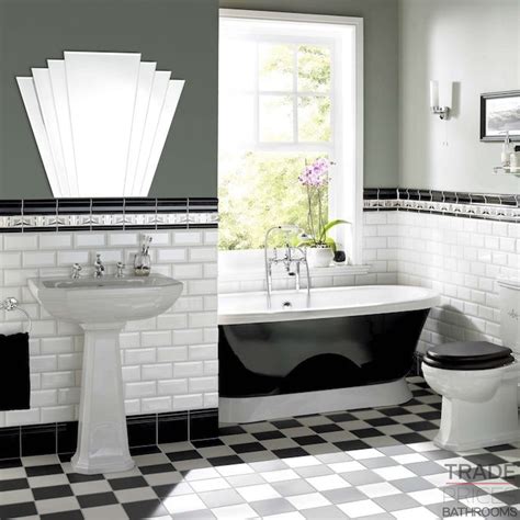 Victorian Black And White Bathroom Floor Tiles Flooring Ideas All