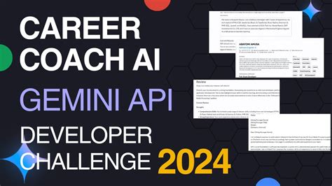 Career Coach AI Gemini API Developer Competition Project YouTube