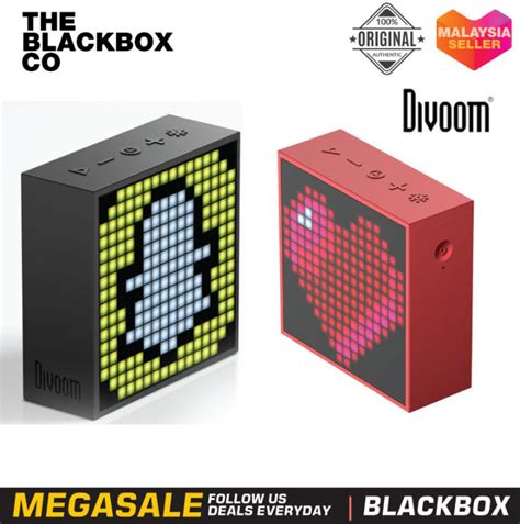 [divoom Malaysia] Divoom Timebox Evo Portable Bluetooth Pixel Art Speaker With 256 Programmable