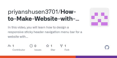 github priyanshusen3701 how to make website with scroll reveal