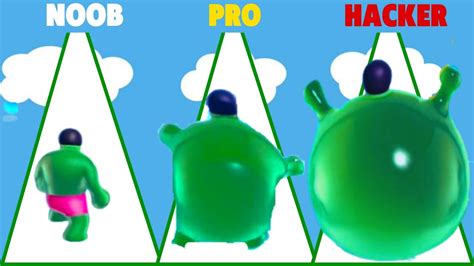 NOOB Vs PRO Vs HACKER Wobble Man Run YouTube