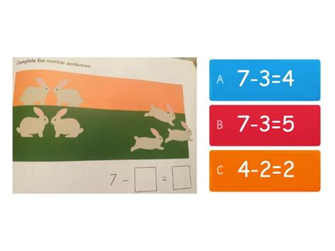 Subtraction With Pictures Quiz