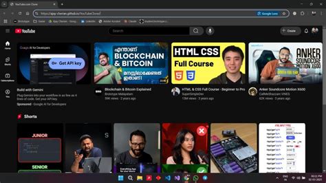 🚀 Built Youtube And Amazon Clones With Just Html And Css Ajay Cherian
