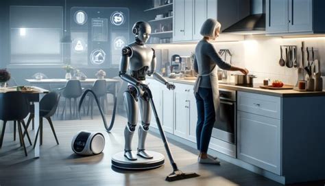 Premium Photo | Robot Assisting in Household Chores in a Smart Kitchen