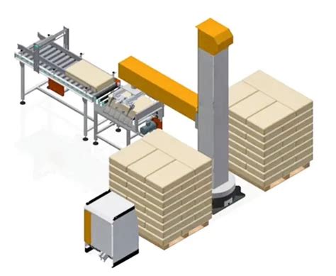 Automatic Column Palletizer Industrial Robot Palletizing Manipulator Stacking Machine For Box