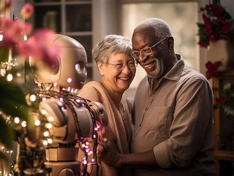 premium ai image humanoid robot working like human and performing tasks