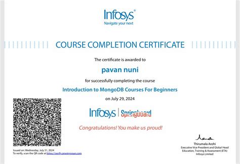 Continuouslearning Mongodb Certification Professionalgrowth Pavan