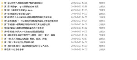 Go Zero全流程实战即时通讯mk无密mp4