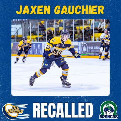 Fort Congratulations To Jaxen Gauchier On His Recall To The Swift