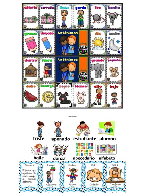 Unidad 1 Aprendemos A Sinónimos Y Antónimos Mi Clase 56 Off