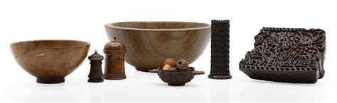 Lot 94 A Group Of Treen Items