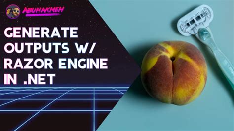 Generate Outputs With Razor Engine In Net Core Khalid Abuhakmeh