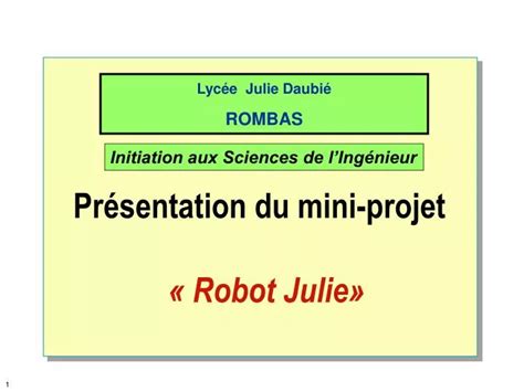 ppt présentation du mini projet powerpoint presentation free