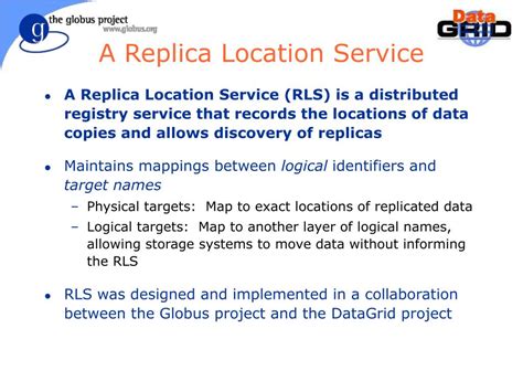 Ppt Giggle A Framework For Constructing Scalable Replica Location
