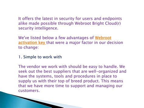 How Do I Activate My Webroot Keycode Ppt