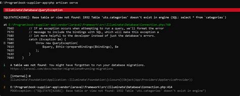 Php Base Table Or View Not Found 1932 Table Doesnt Exist In Engine