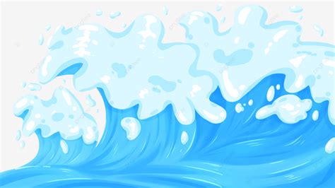 파도 푸른 그림 바다 물결 물결 웨이브 일러스트 Png 일러스트 및 Psd 이미지 무료 다운로드 Pngtree