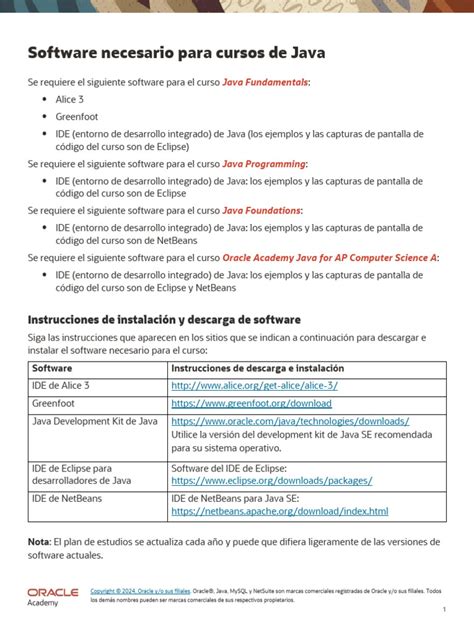 java software requirements esp pdf entorno de desarrollo integrado