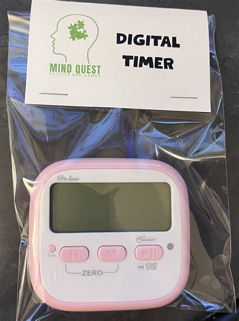 Digital Timer 3 X 25 Mind Quest Puzzles And Games
