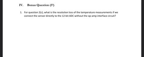 Solved 2 20 Design An Analog Interface Between A