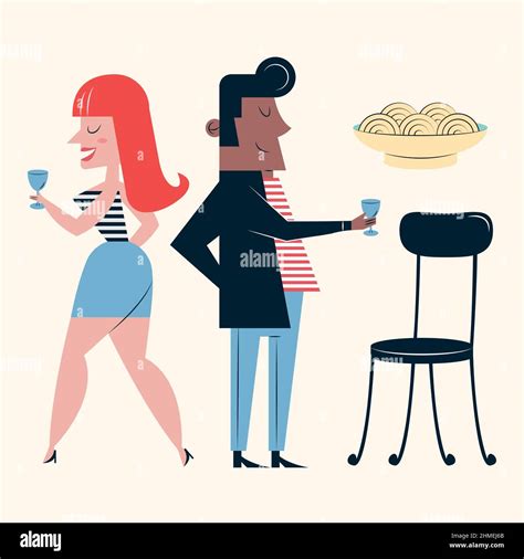 Romantic Dinner Set Four Icons Stock Vector Image And Art Alamy