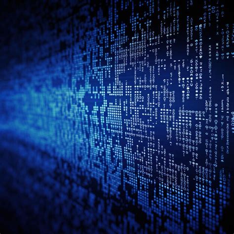 premium ai image digital binary code background