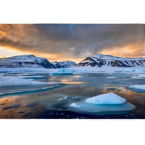 Download Icy Arctic Tundra Landscape Png Uke5