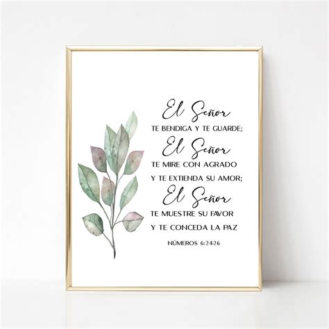 Spanish Bible Verse Números 624 26 Spanish Number 6 24 26 El Señor