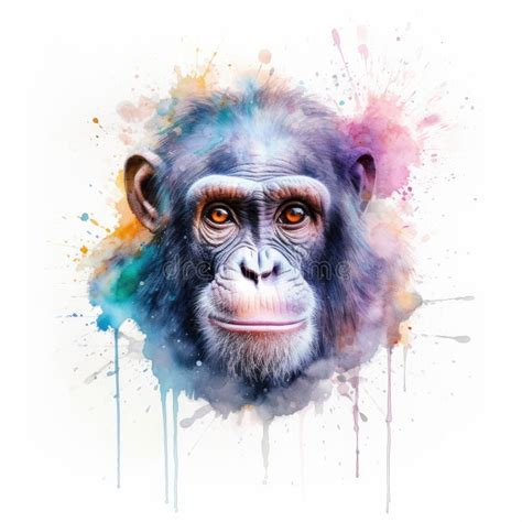 Ai Generador De Simio Stock De Ilustración Ilustración De Lindo