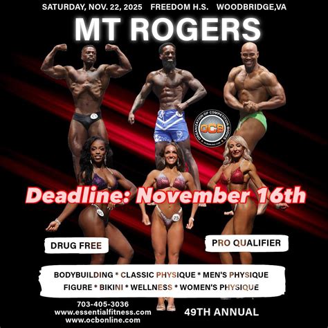 Did You Recently Compete And Ocb Natural Bodybuilding Facebook