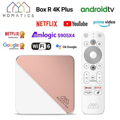2024 Новейшая ТВ-приставка HOMATICS Box R 4K Plus,4ГБ/32ГБ Android 11 ...