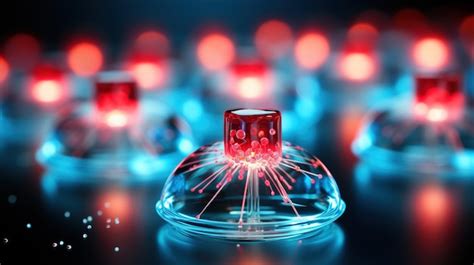 Premium Photo A Microscopic View Of Aipowered Nano Bots