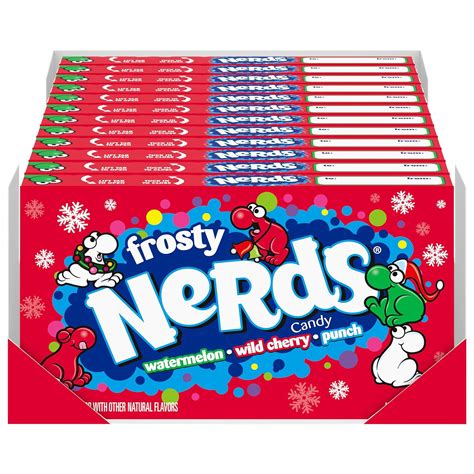 Nerds Caja De Teatro Frosty Sandía Cereza Y Ponche 5 Onzas Paquete